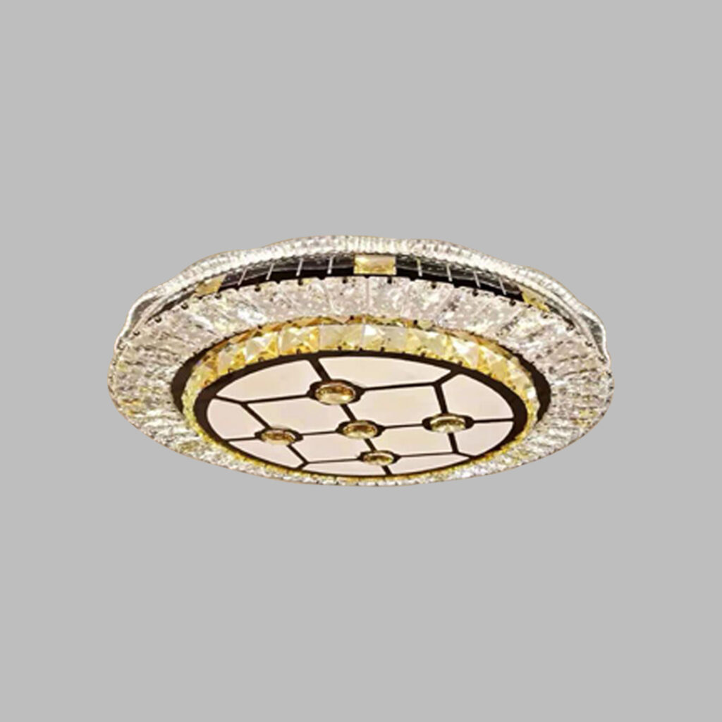 Flush Mount Light with Lattice Design - Galaxy Empire